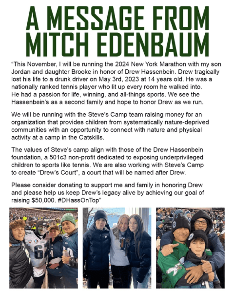 Drew Hassenbein Foundation – Empowering Future Tennis Champions